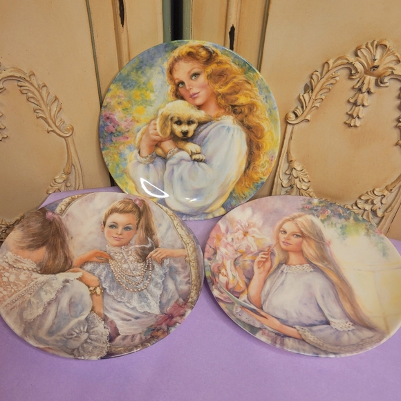 Dining | 198s Mary Vickers Collectible Plates Vintage Ceramics ...